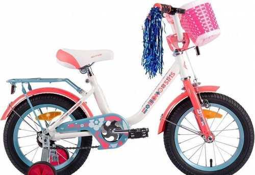 Велосипед sitis molly 14" (2023) White-Pink Vor538
