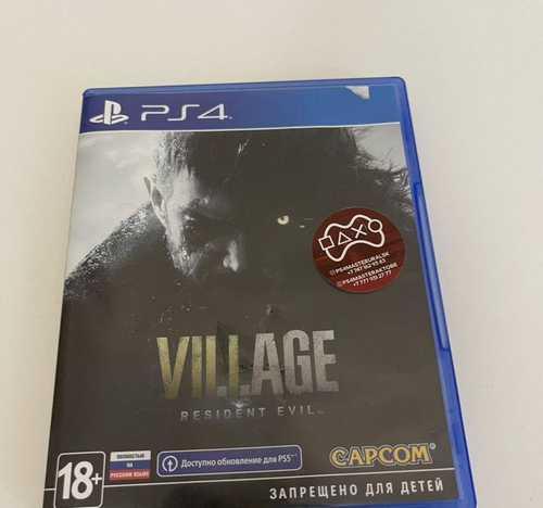 Обмен Resident Evil Village ps4 диск