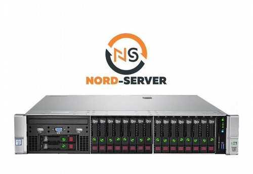 Сервер HP DL380 Gen9 18SFF 2x E5-2680 v4 512GB