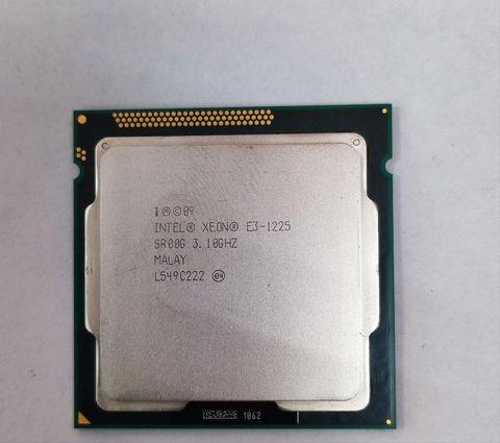 Процессор Intel Xeon E3-1225 4x3.1GHz (Boost 3.4GH