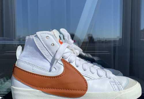 Кроссовки Nike Blazer mid 77 Jumbo OG красные найк