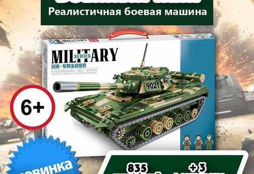 Конструктор Военный танк / Аналог Лего