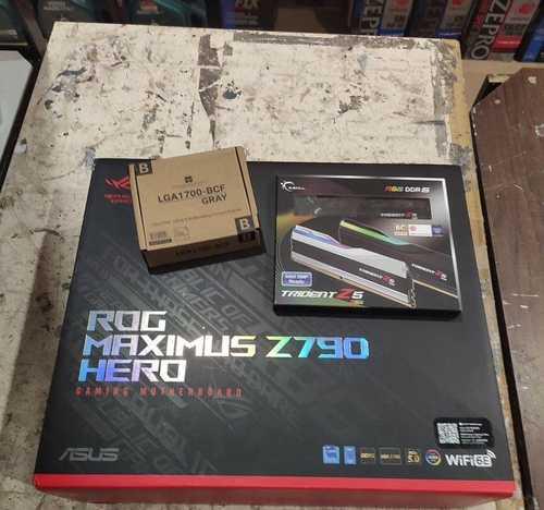 Комплект i7-13700K   Asus Z790 hero   32 DDR5 7200