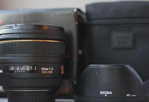 Sigma 50mm 1.4 EX DG HSM Canon