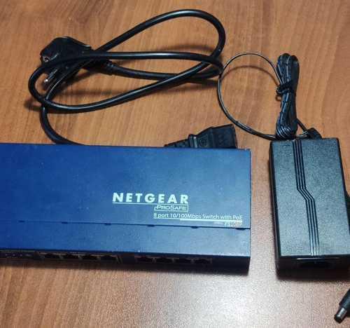 Poe коммутатор Netgear FS-108P