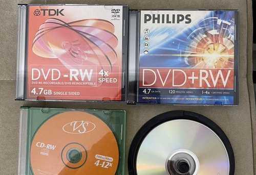 DVD и CD диски новые