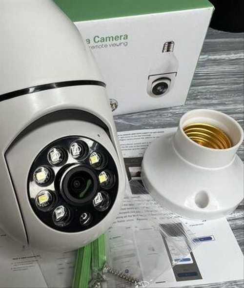 Камера видеонаблюдения wifi лампочка