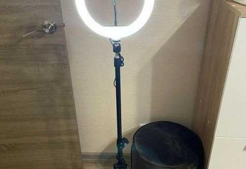 Кольцевая лампа 26 см со штативом 2 метра