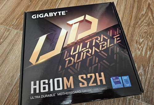 Материнская плата gigabytе h610M S2H DDR5 новая