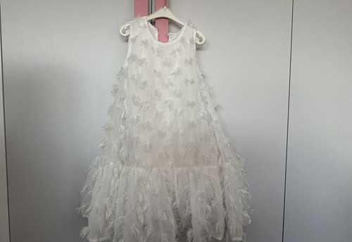 Платье для девочки 110 белое