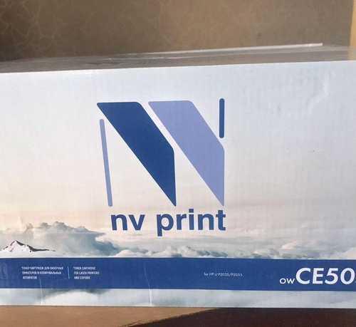 Картридж nv print ce505a