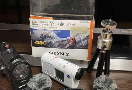 Экшн камера sony x1000v 4к