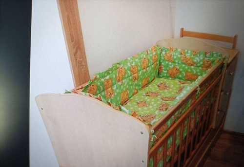Бортики на детскую кроватку