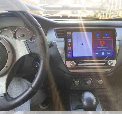 Магнитола Mitsubishi Lancer 9 с крутилками Android