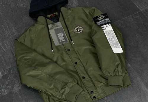 Бомбер Stone Island мужской демисезонный