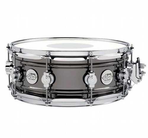 Малый барабан DW snare drum design black brass 14x