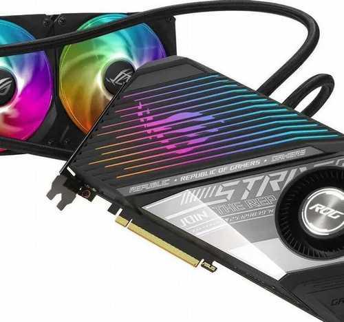 Видеокарта asus RX 6800XT ROG strix 16гб gddr6