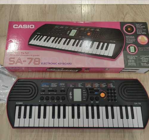 Синтезатор casio sa-78