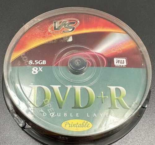 Диски болванки VS DVD R 8,5 GB новые