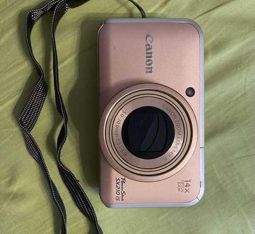 Компактный фотоаппарат canon powershot sx210 is