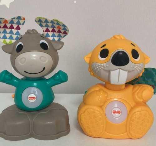 Игрушки fisher price линкималс лось бобер