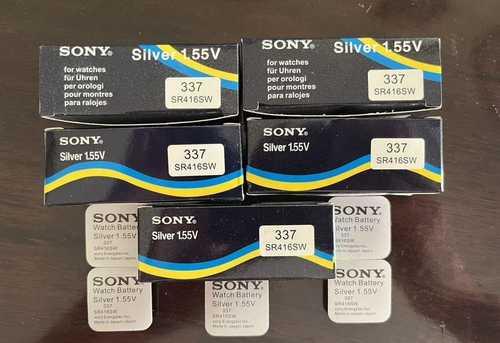 Батарейки Sony 337