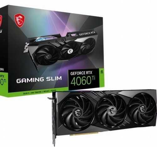 Видеокарта RTX 4060 TI 8gb MSI Gaming slim