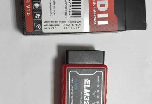 Автосканер elm327 obd 2