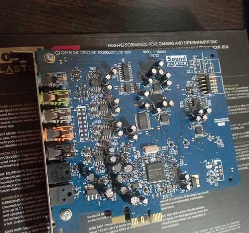 Creative "X-Fi Xtreme Audio PCI Express SB1040