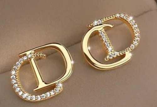 Серьги dior