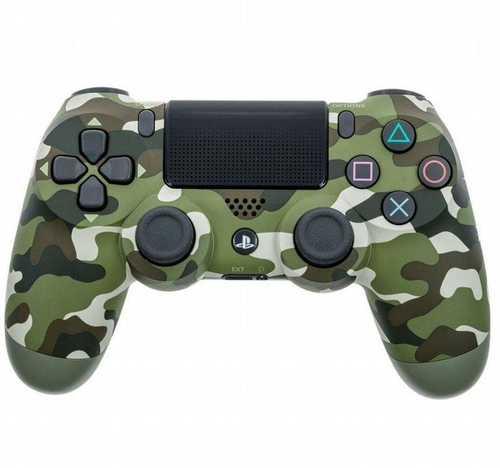 Геймпад Dualshock 4 Зеленый камуфляж (Оригинал)