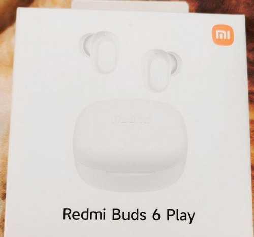 Беспроводные наушники Redmi Buds 6 Play, белые