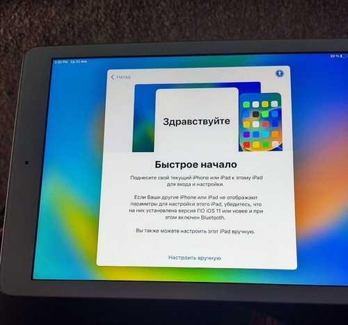 Планшет apple iPad модель А 1822