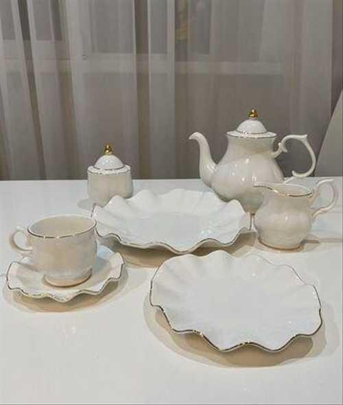 Набор чайный фарфор 6 персон best home porcelain