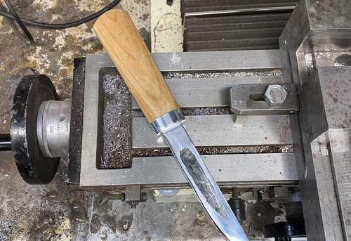 Якутский нож (сталь у8 ручная ковка рукоять ясень)