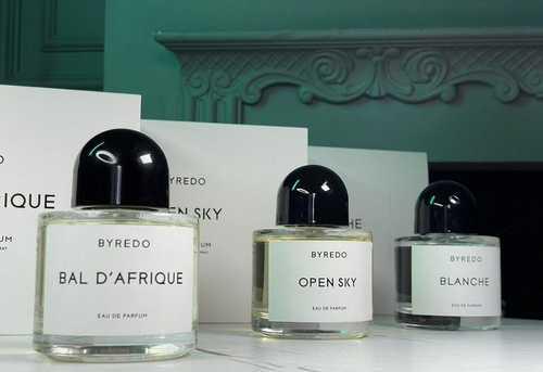 Духи byredo blanche open sky bal d'afrique