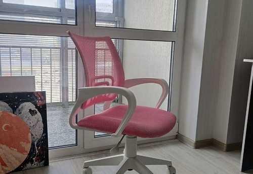 Компьютерное кресло розовый/белый
