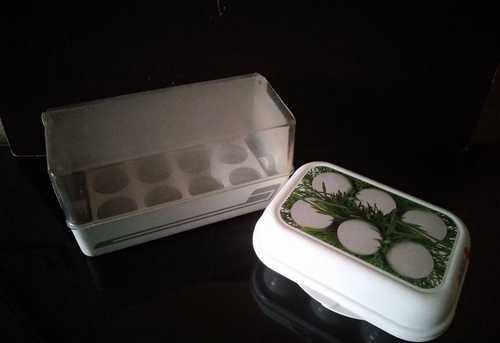 Пластиковые контейнеры для яиц. 2 вида
