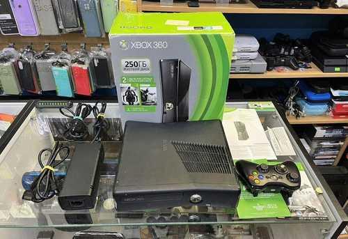 Xbox 360 Слим 250 Гб+Фрибут+60 игр