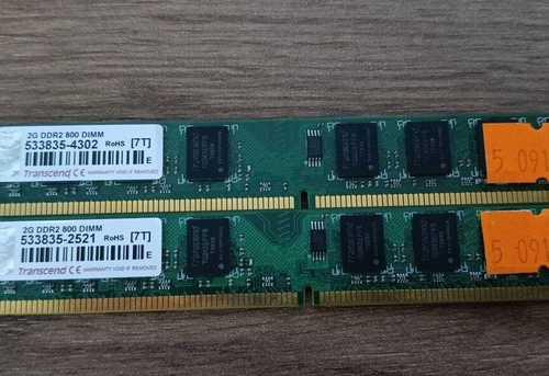 Оперативная память 2GB DDR2 800