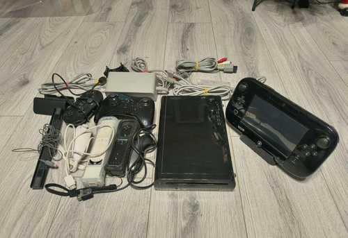 Wii U Console 32GB Black Deluxe Set