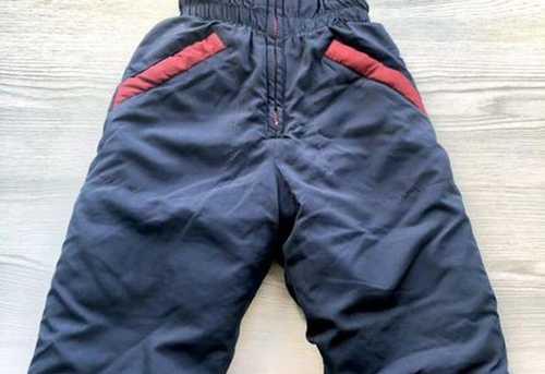 Зимние брюки на бретелях полукомбинезон 86