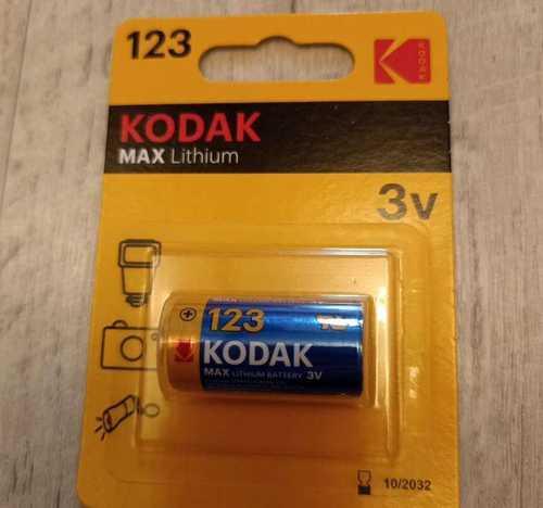 Varta Kodak CR 123 батарейки литиевые