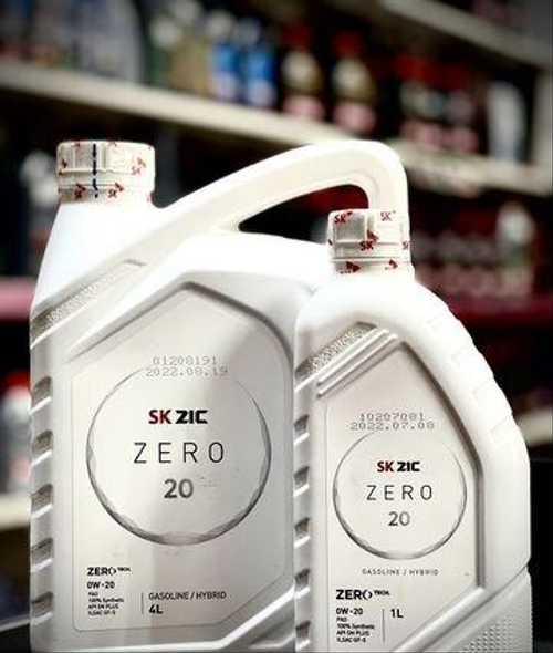 Масло моторное ZIC zero 20 0W-20, 4л