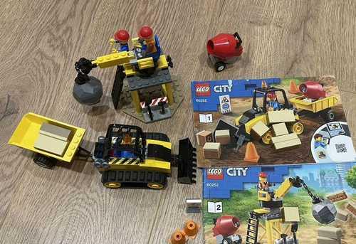 Набор Lego city 60252 строительный бульдозер