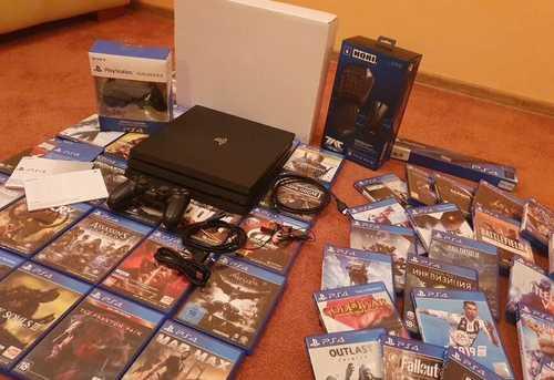 Sony playstation 4 pro +122 игры