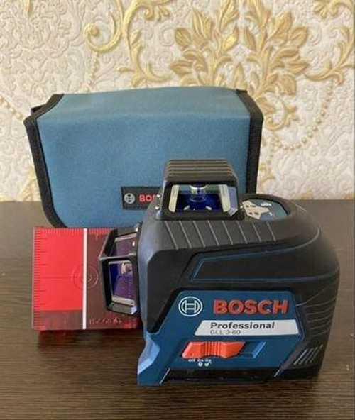 Лазерный уровень Bosch gll 3-80 (новый)