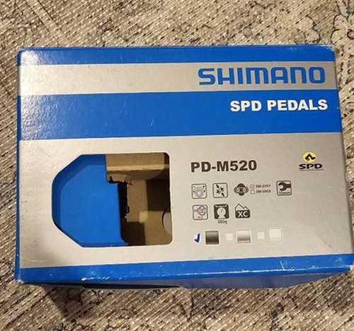 Контактные педали Shimano PD-M520