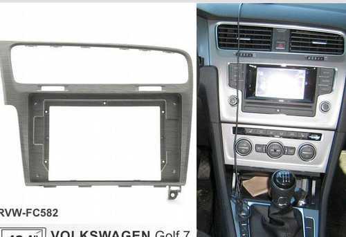 Переходная Рамка VolksWagen Golf 7 13+, 10" fc582