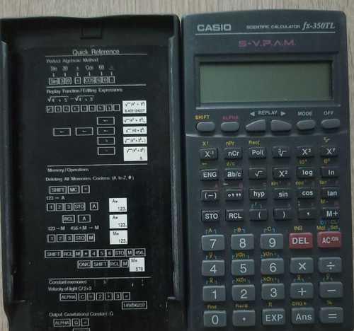 Инженерный калькулятор casio fx-350 тl